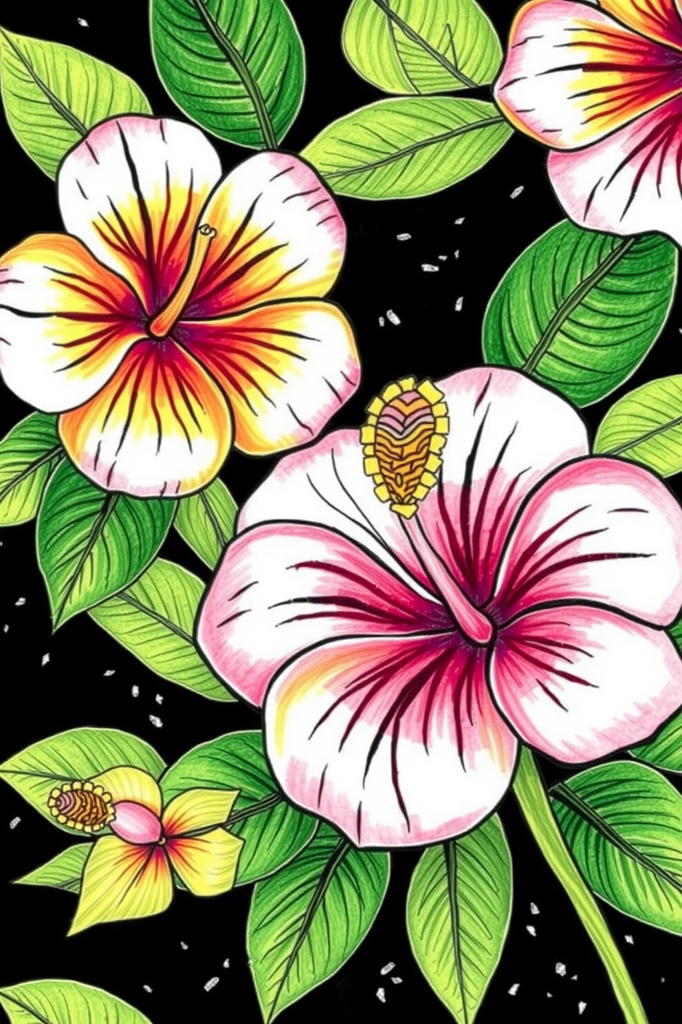 12+ Hibiscus Drawing Ideas: Various Styles & Skill Levels