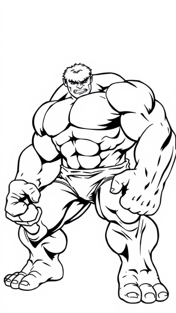 12 Free Hulk Coloring Pages for Fun and Creativity - jerwoodvisualarts.org