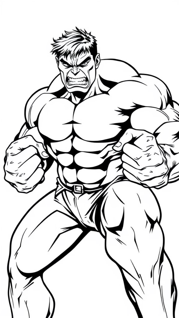 12 Free Hulk Coloring Pages for Fun and Creativity - jerwoodvisualarts.org