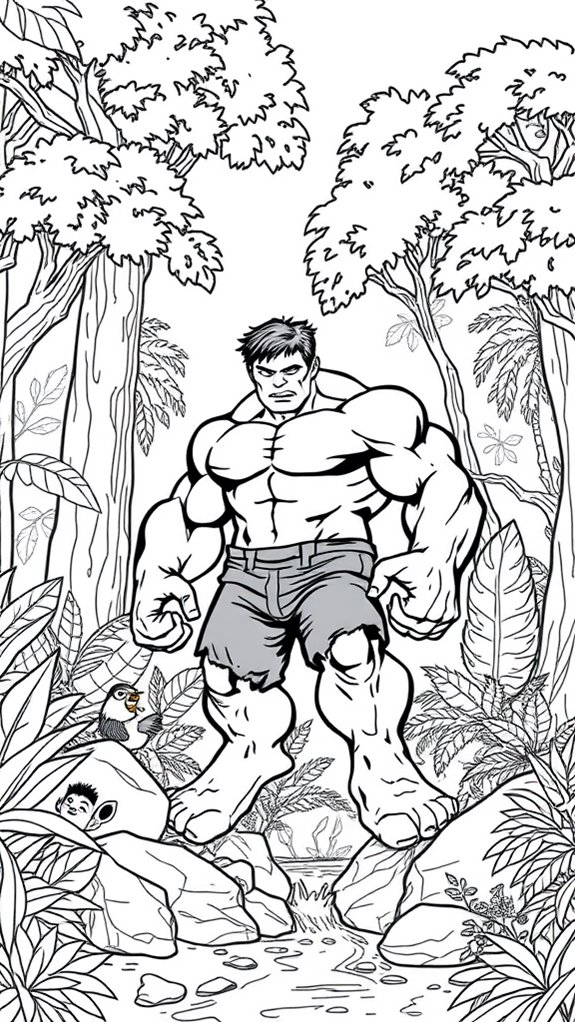 12 Free Hulk Coloring Pages for Fun and Creativity - jerwoodvisualarts.org