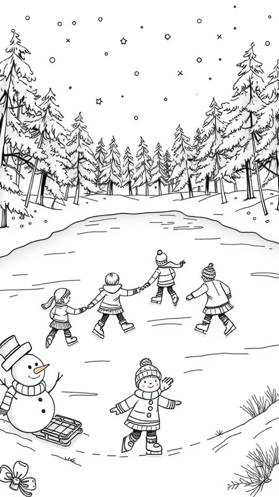 12 Free Printable Winter Coloring Pages for Kids Fun ...