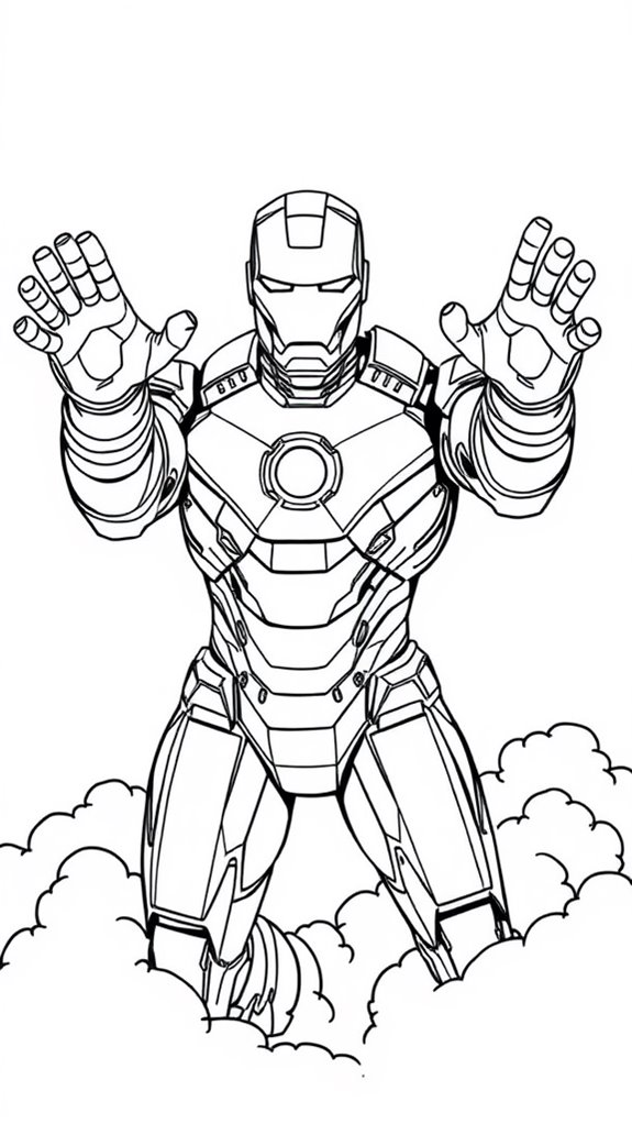 12 Free Printable Iron Man Coloring Pages for Fun Kids Activities ...