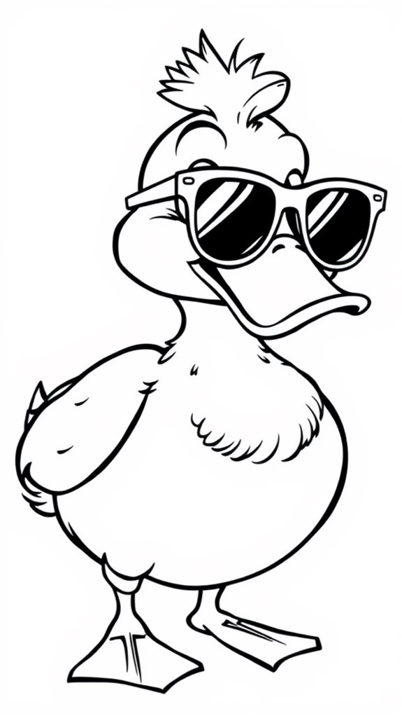 12 Free Printable Duck Coloring Pages for Fun and Creativity ...