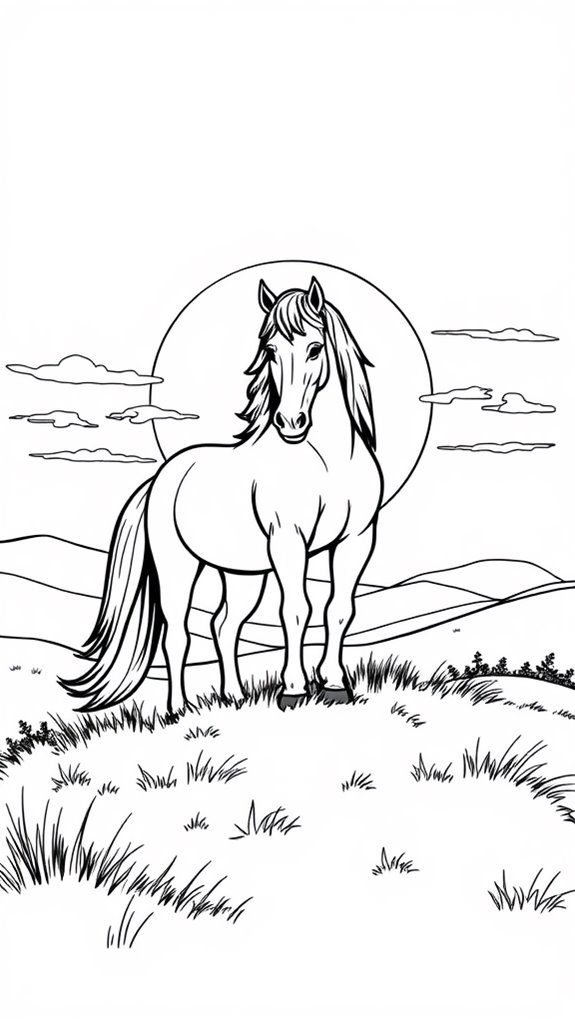 12 Free Printable Horse Coloring Pages for Creative Fun ...