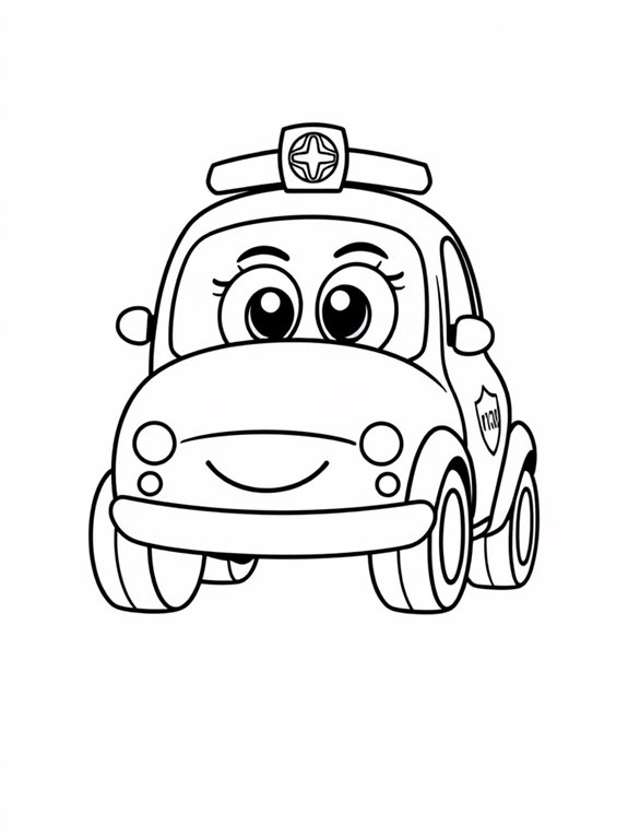 12+ Free Printable Police Car Coloring Pages for Kids ...