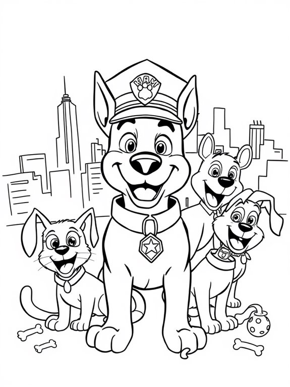 12+ Free Printable Dogman Coloring Pages for Fun and Creativity ...