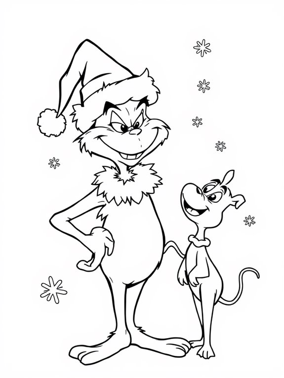 12+ Free Printable Full-Size Grinch Coloring Pages for Fun ...