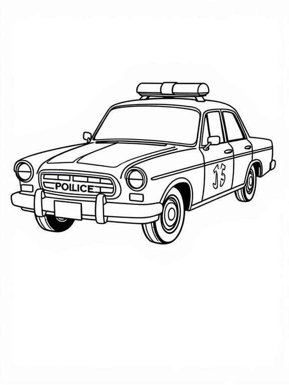 12+ Free Printable Police Car Coloring Pages for Kids ...