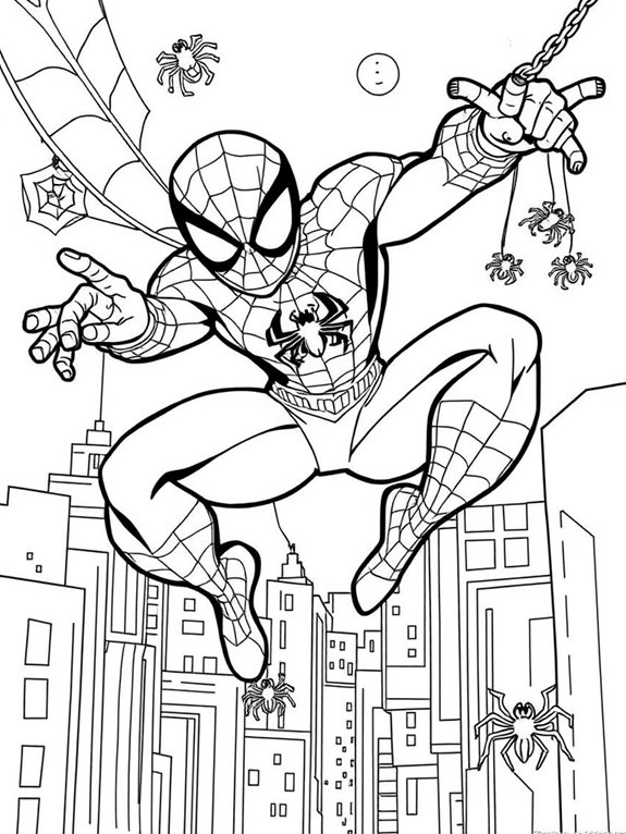 12+ Free Printable Spider-Man Coloring Pages for Kids ...