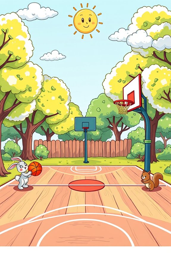12 Inspiring Basketball Court Drawing Ideas You’ll Love ...