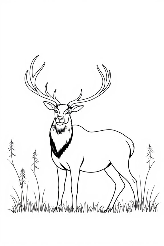 12 Inspiring Elk Drawing Ideas for Your Next Art Project ...