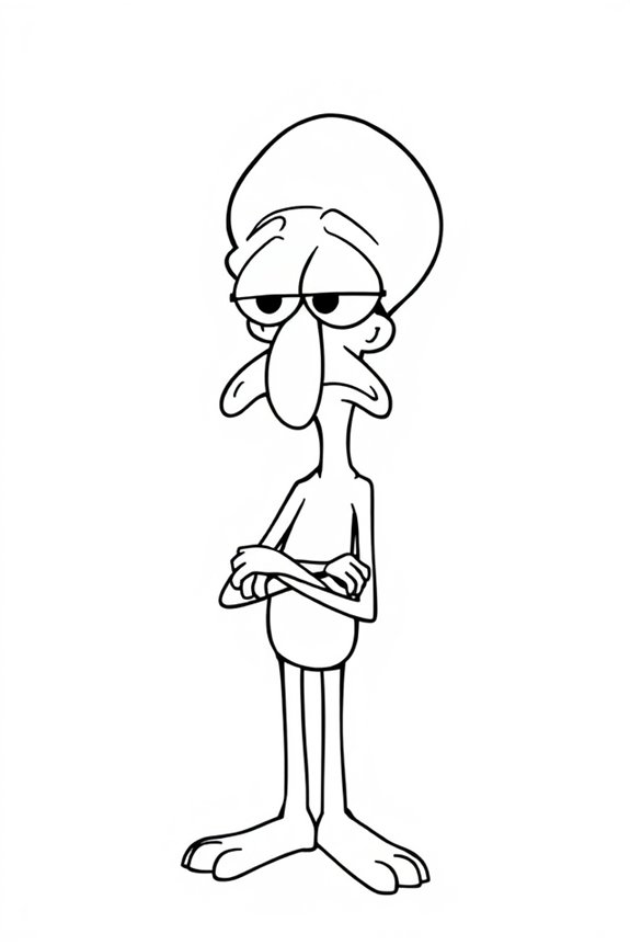 12 Creative Squidward Drawing Ideas to Inspire Your Art ...
