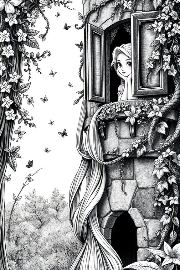 12 Creative Rapunzel Drawing Ideas to Inspire Your Art ...