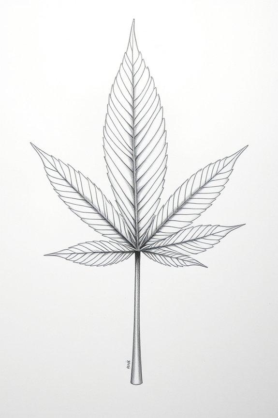 12 Creative Weed Leaf Drawing Ideas to Inspire Your Art ...