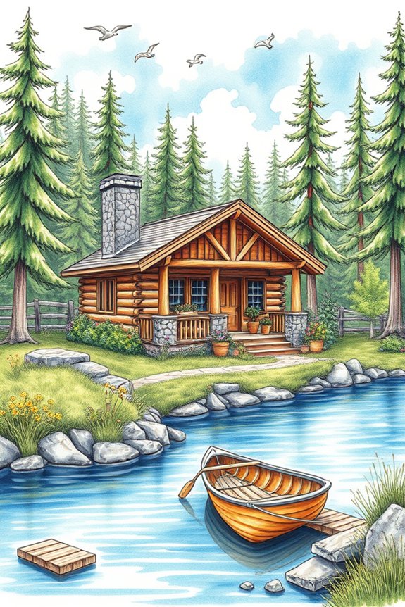12 Inspiring Cabin Drawing Ideas You’ll Love to Explore ...