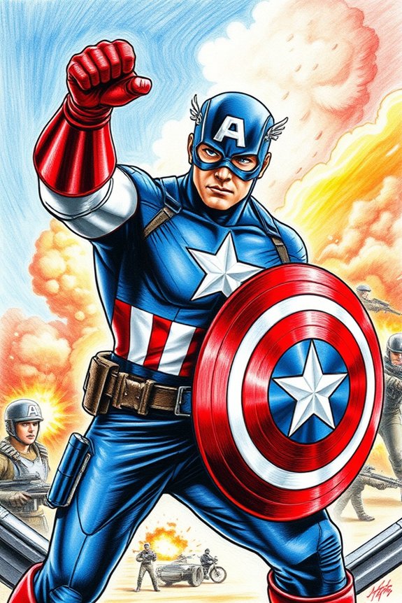 12 Inspiring Captain America Drawing Ideas to Unleash Your Art ...