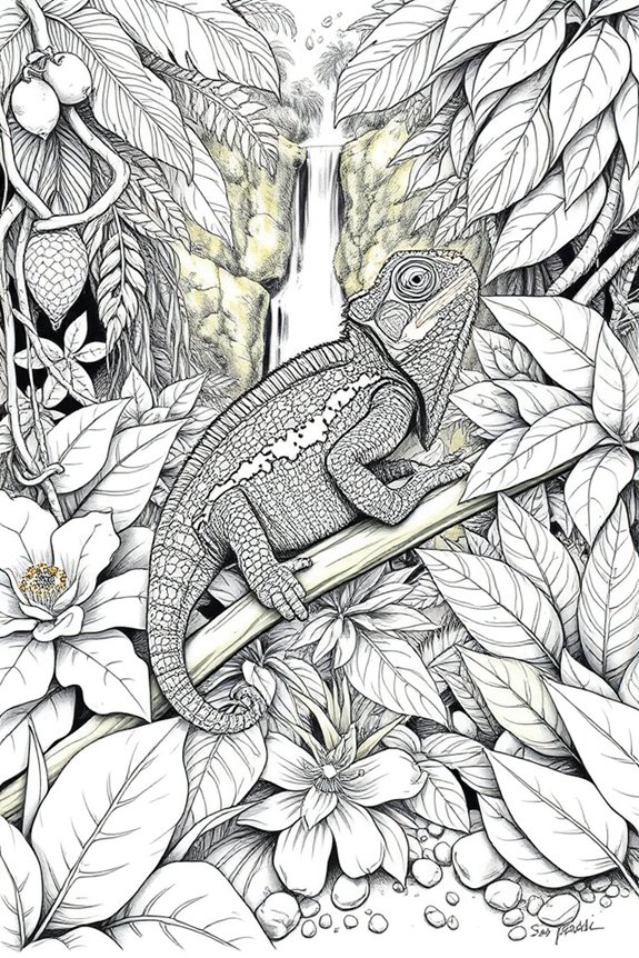 12 Creative Chameleon Drawing Ideas to Inspire Your Art ...