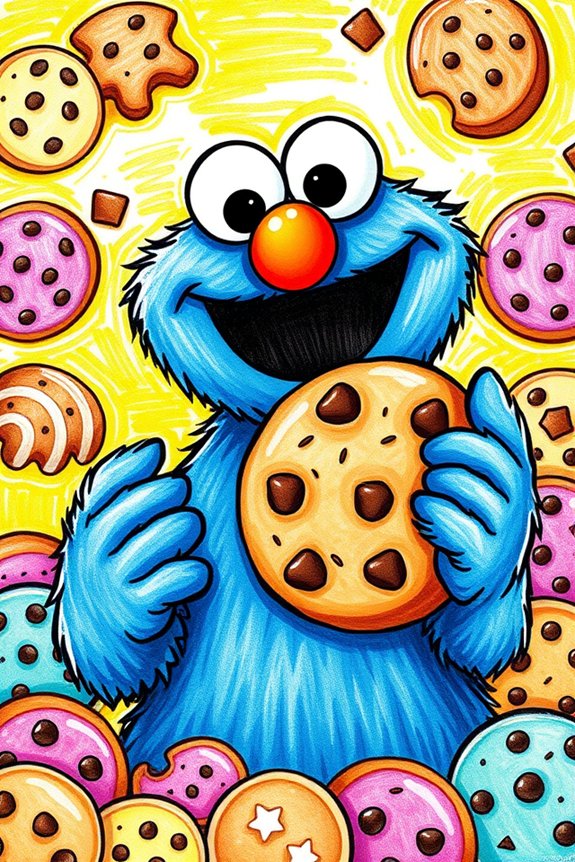 12 Creative Cookie Monster Drawing Ideas to Inspire You ...