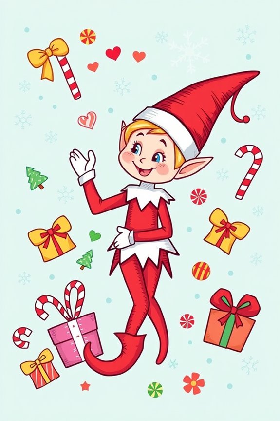 12 Fun Elf on the Shelf Drawing Ideas to Inspire You ...