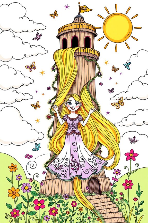 12 Creative Rapunzel Drawing Ideas to Inspire Your Art ...