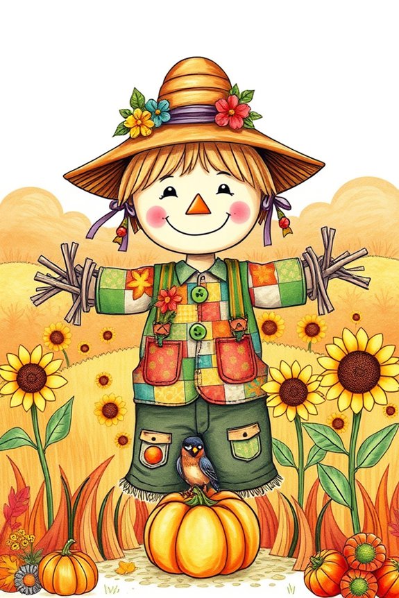 12 Creative Scarecrow Drawing Ideas to Inspire Your Art ...