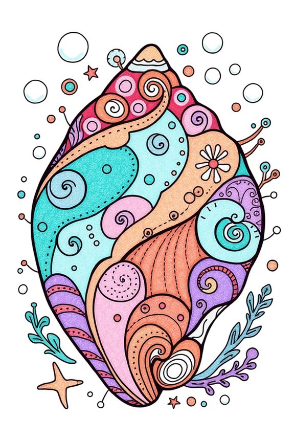 12 Creative Sea Shell Drawing Ideas to Inspire Your Art ...