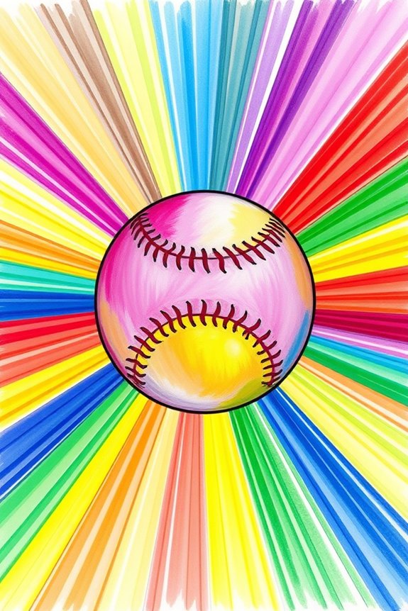 12 Creative Softball Drawing Ideas to Inspire Your Art ...
