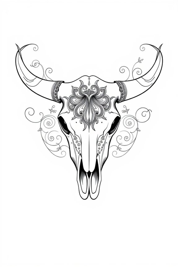 12 Stunning Cow Skull Drawing Ideas to Inspire Your Art ...