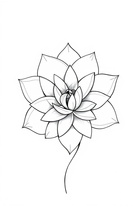 12 Inspiring Flower Line Drawing Ideas for Creative Minds ...