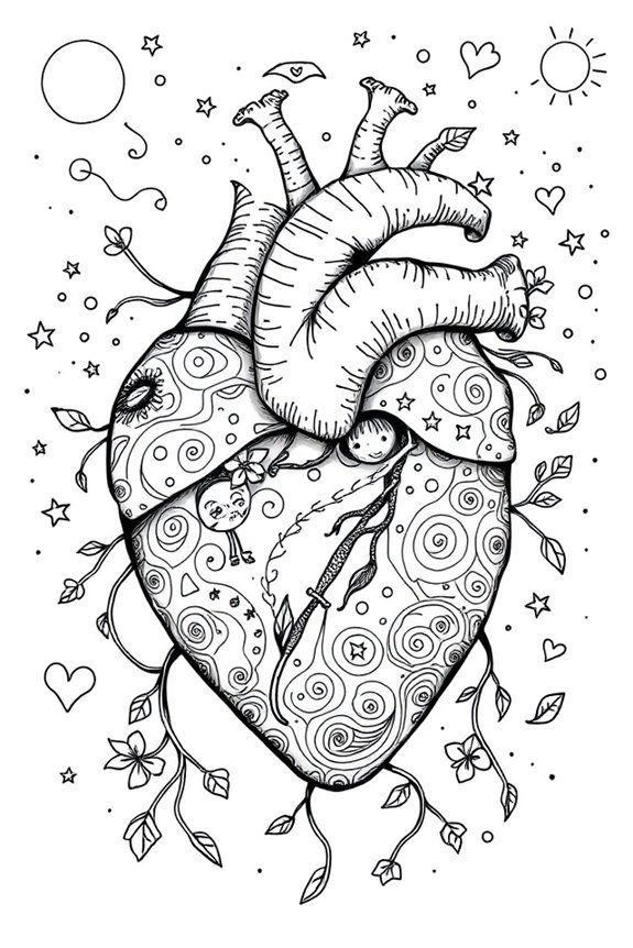 12 Creative Anatomical Heart Drawing Ideas to Inspire You ...