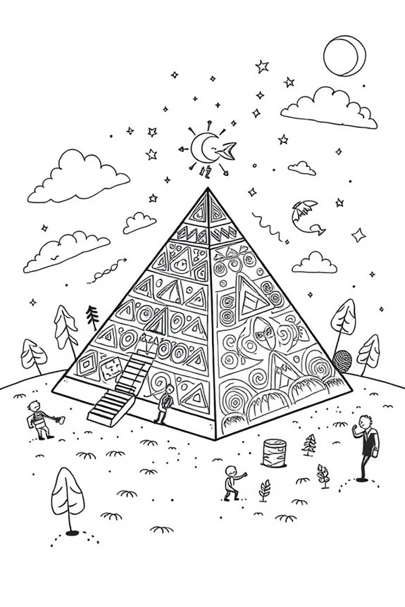 12 Creative Pyramid Drawing Ideas to Inspire Your Art ...