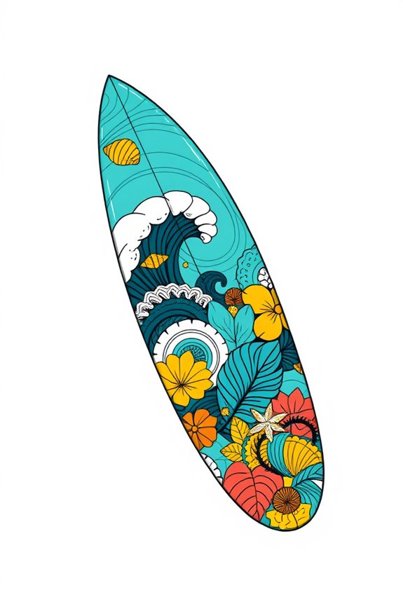 12 Creative Surfboard Drawing Ideas to Inspire Your Art ...