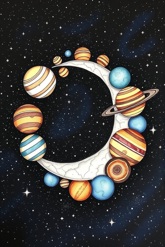 12 Stunning Crescent Moon Drawing Ideas to Inspire You ...