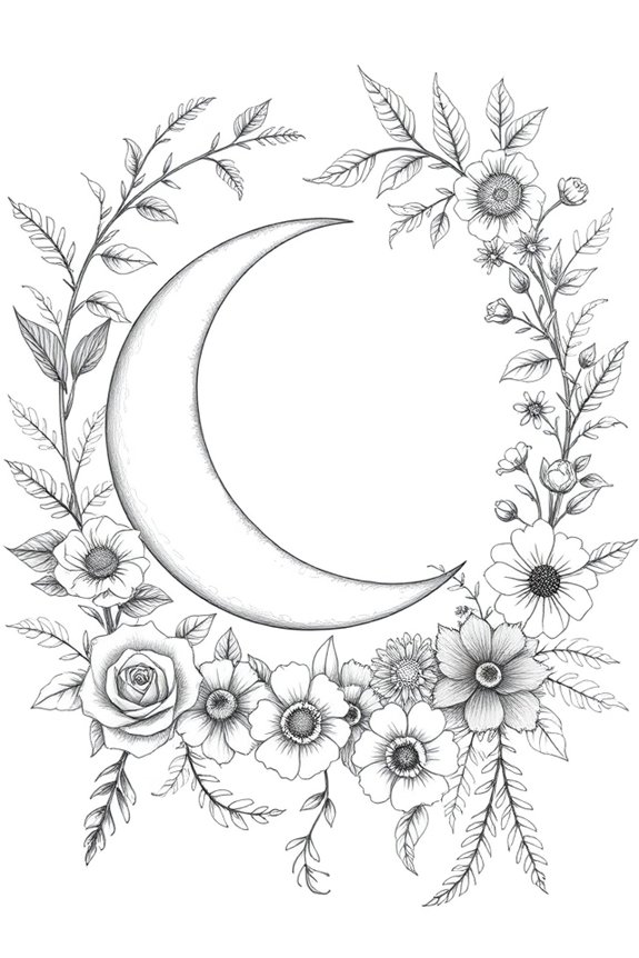 12 Stunning Crescent Moon Drawing Ideas to Inspire You ...