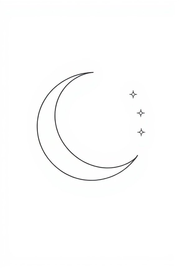 12 Stunning Crescent Moon Drawing Ideas to Inspire You ...
