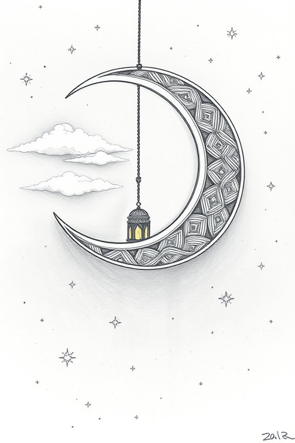 12 Stunning Crescent Moon Drawing Ideas to Inspire You ...