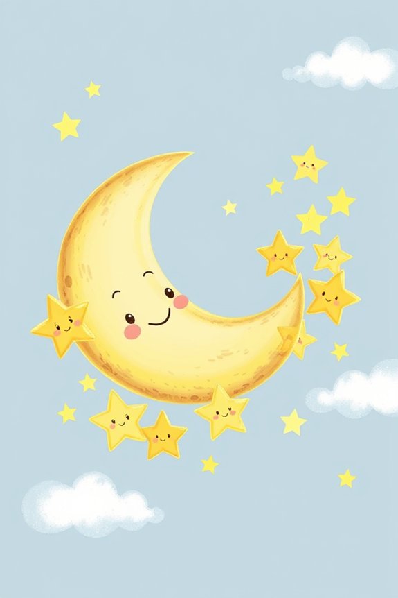 12 Stunning Crescent Moon Drawing Ideas to Inspire You ...