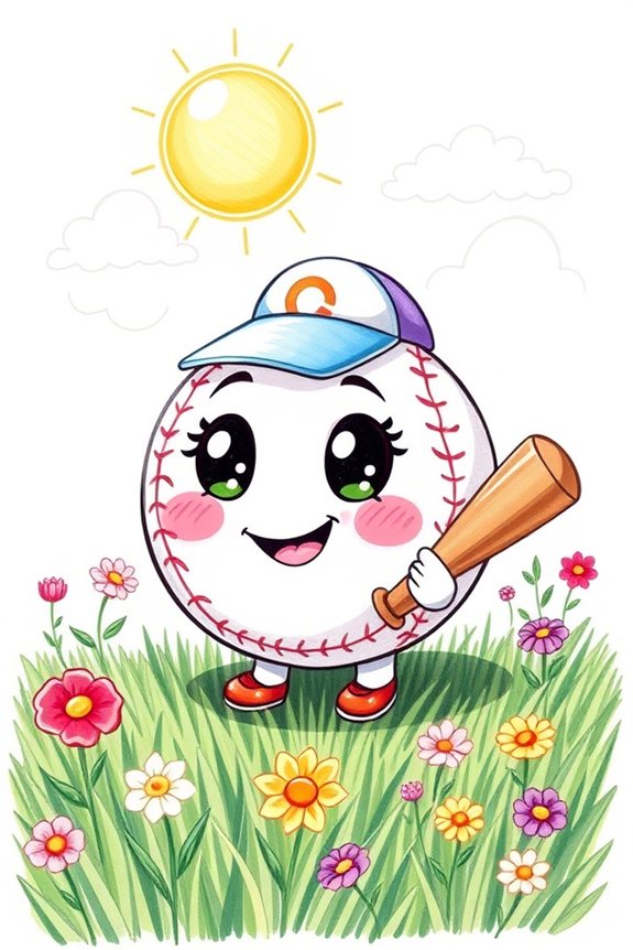 12 Creative Softball Drawing Ideas to Inspire Your Art ...