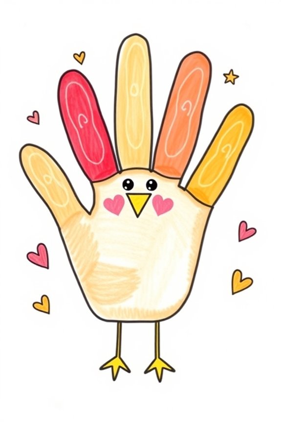 12 Creative Hand Turkey Drawing Ideas You’ll Love - jerwoodvisualarts.org