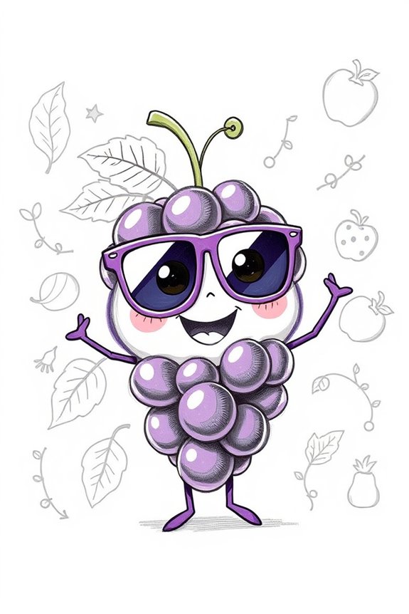 12 Creative Grapes Drawing Ideas to Inspire Your Art ...