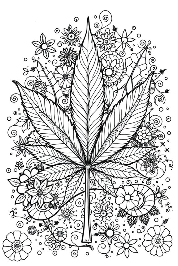 12 Creative Weed Leaf Drawing Ideas to Inspire Your Art ...
