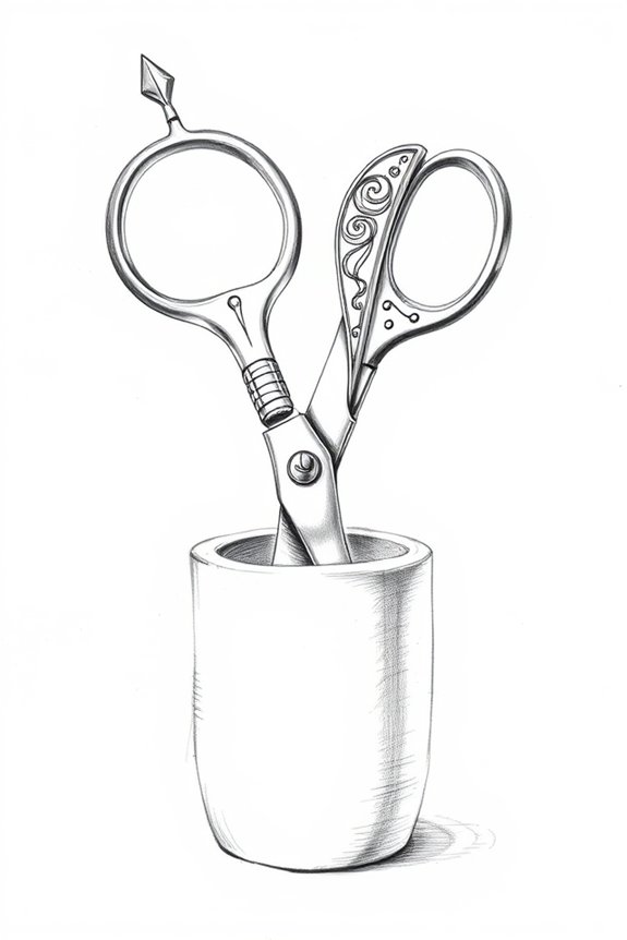 12 Inspiring Scissors Drawing Ideas for Creative Artists ...