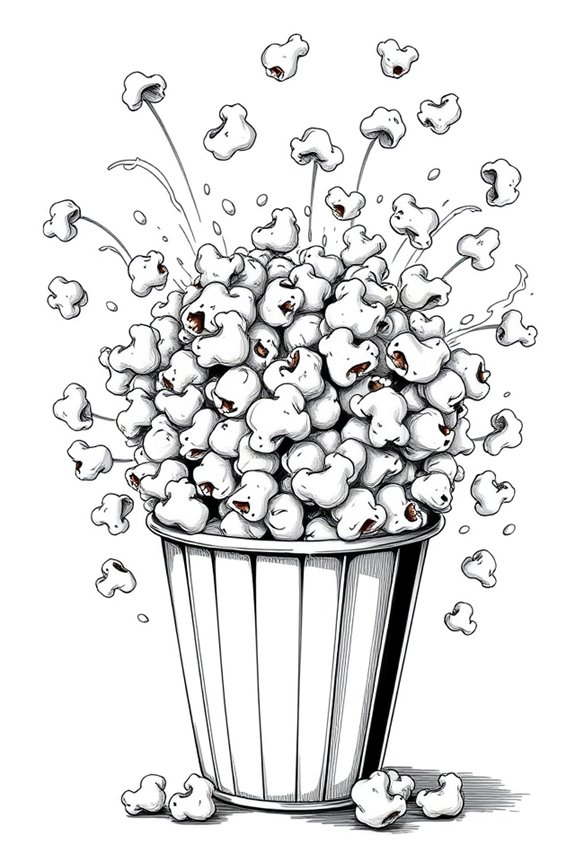 12 Creative Popcorn Drawing Ideas to Inspire Your Art ...