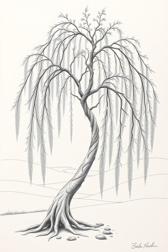 12 Inspiring Willow Tree Drawing Ideas to Spark Your Creativity ...