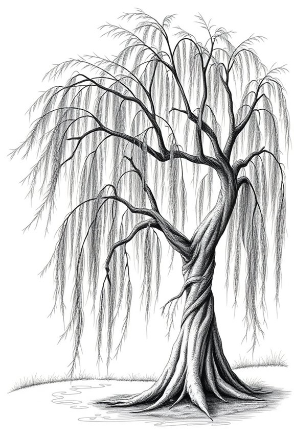 12 Inspiring Willow Tree Drawing Ideas to Spark Your Creativity ...