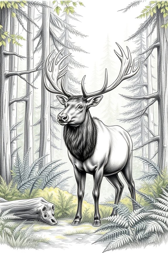 12 Inspiring Elk Drawing Ideas for Your Next Art Project ...