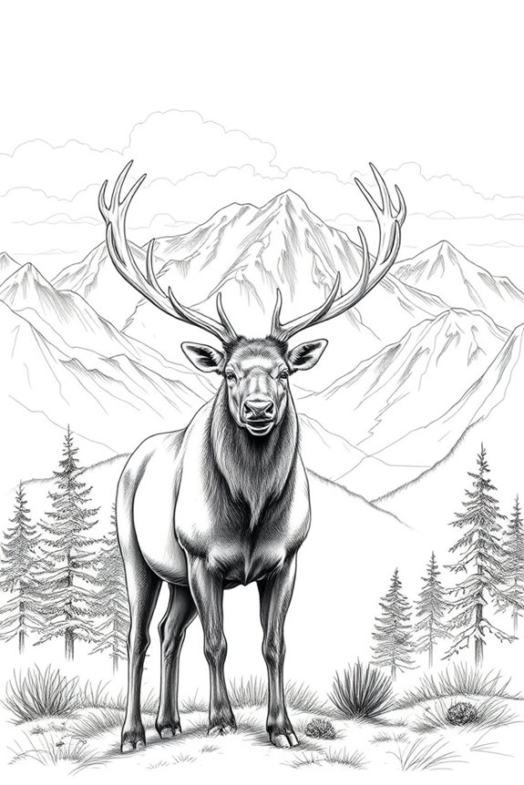 12 Inspiring Elk Drawing Ideas for Your Next Art Project ...