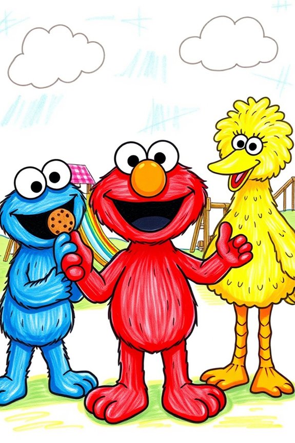 12 Creative Elmo Drawing Ideas to Inspire Your Art Skills ...