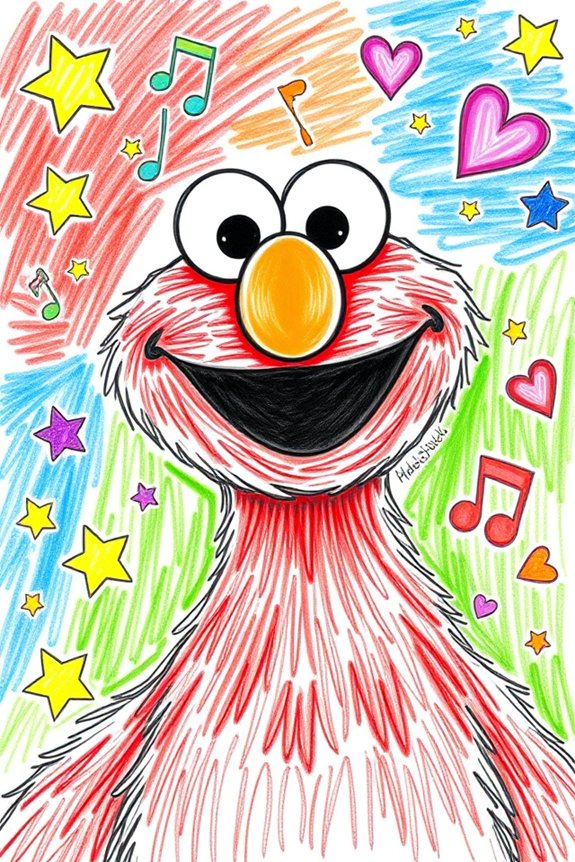 12 Creative Elmo Drawing Ideas to Inspire Your Art Skills ...