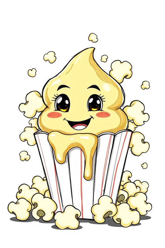 12 Creative Popcorn Drawing Ideas to Inspire Your Art ...